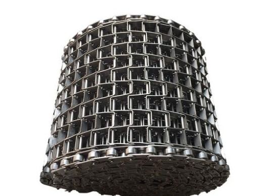 Durable Flat Wire Mesh Belt , Stainless Steel Mesh Conveyor Belt Customized