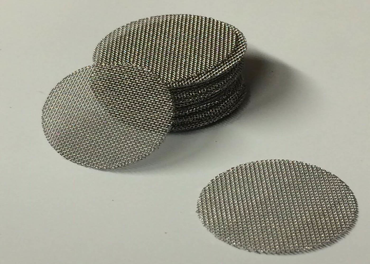 Round 10 Micron Wire Mesh Filter Disc Multiple Shapes For Filter