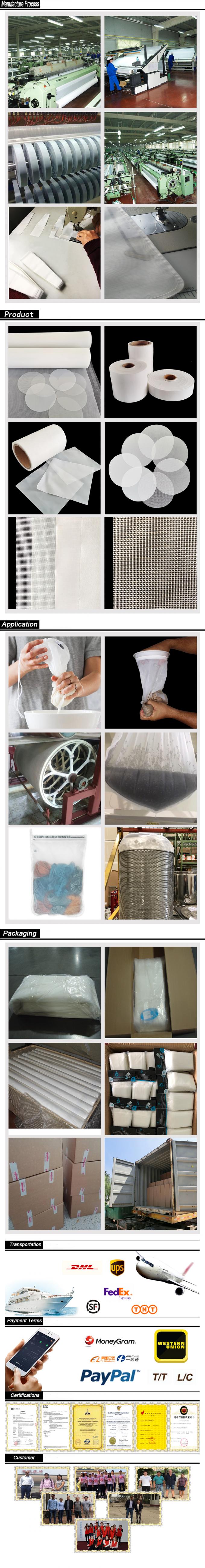 High Temperature Resistance Nylon Filter Mesh Food Grade 200 Mesh