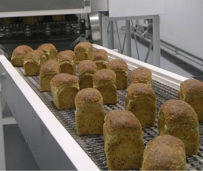 Bread Baking 304 Stainless Steel Flat Wire Mesh Conveyor Belt